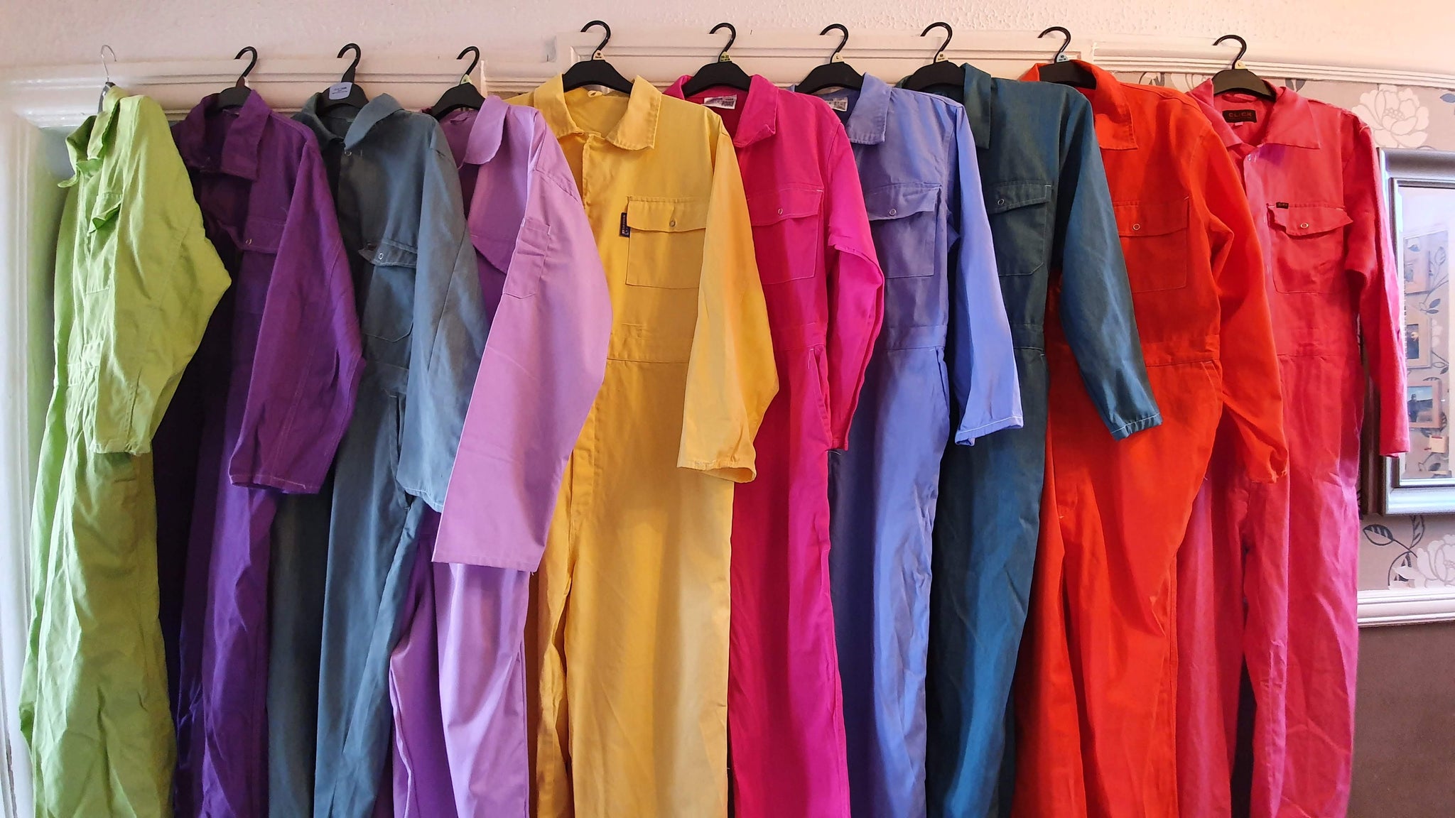 Coloured Coverall / Overalls – Periwinkle Props